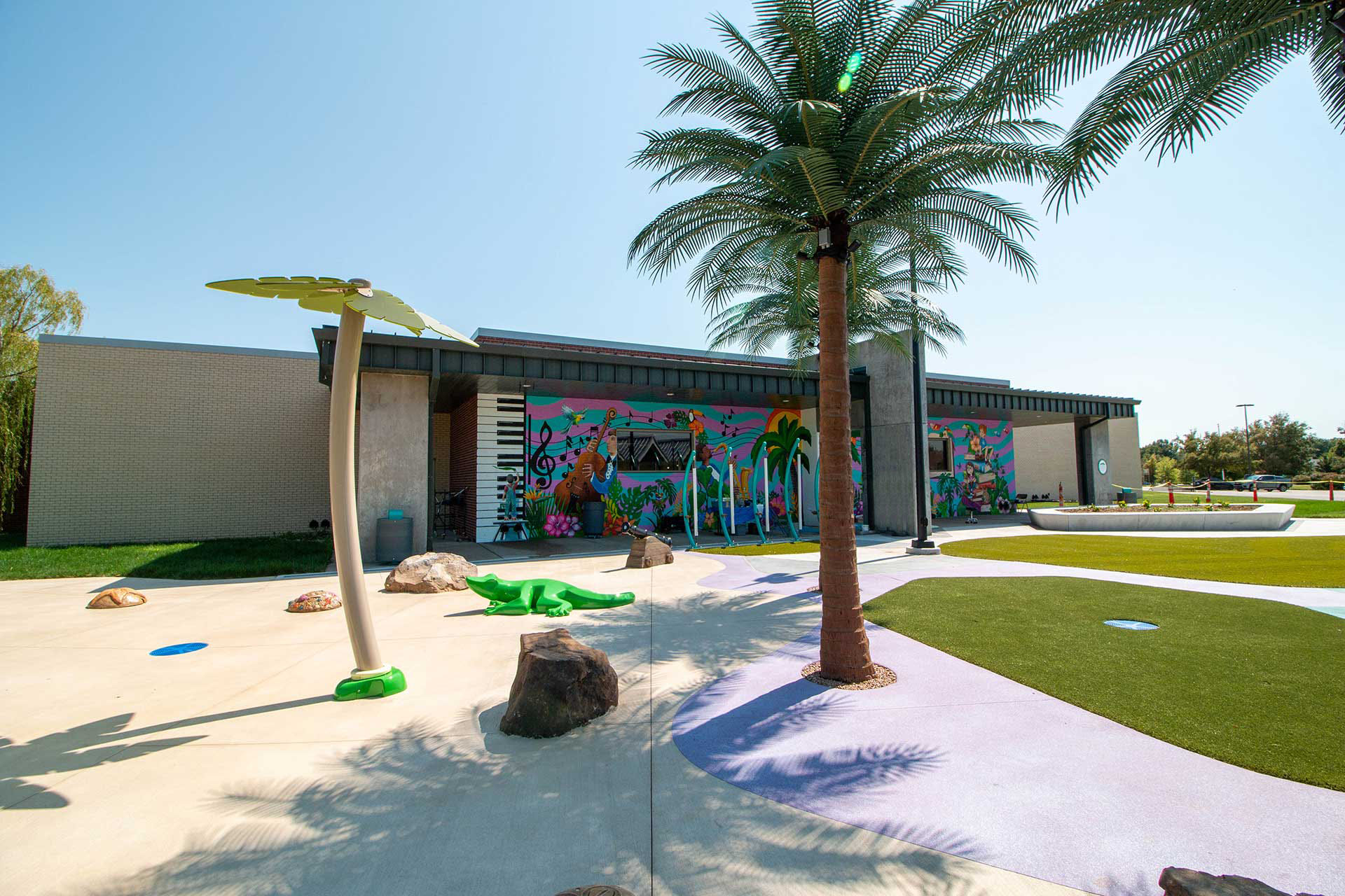 Derby Public Library - Rhythm & Read Park - Commercial Construction ...